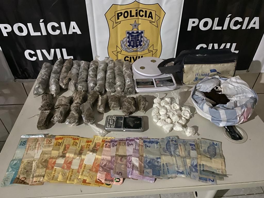 ItambÉ Polícia Civil Desmancha Esquema Do Tráfico Com Apreensão De